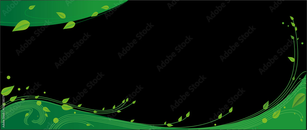 Green leaf vector transparent background. Green leaf vector template ...