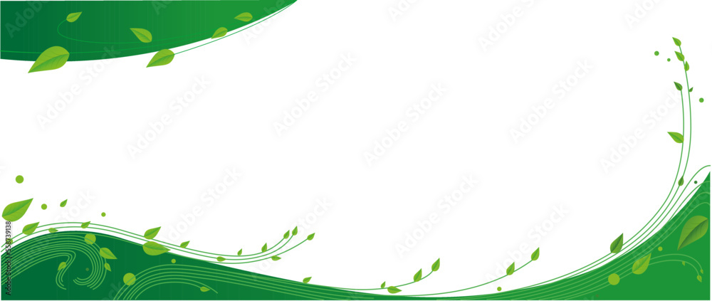 Green leaf vector transparent background. Green leaf vector template ...