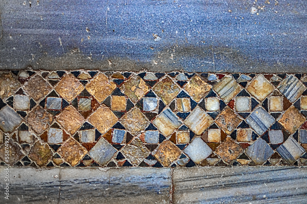 Byzantine mosaics on the floor of St. Nicholas Church Demre, Turkey ...