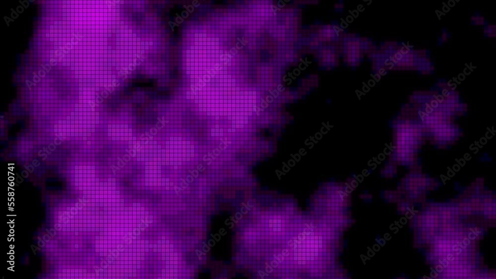 Vidéo Stock Abstract pixel texture 8 bit, fractal noise Background Loop ...