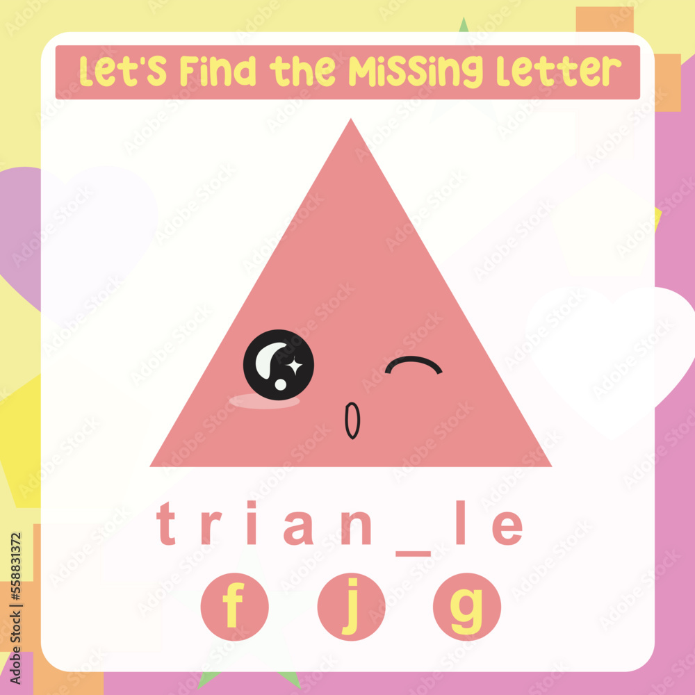 Find and complete the missing letter worksheet for kids learning the ...