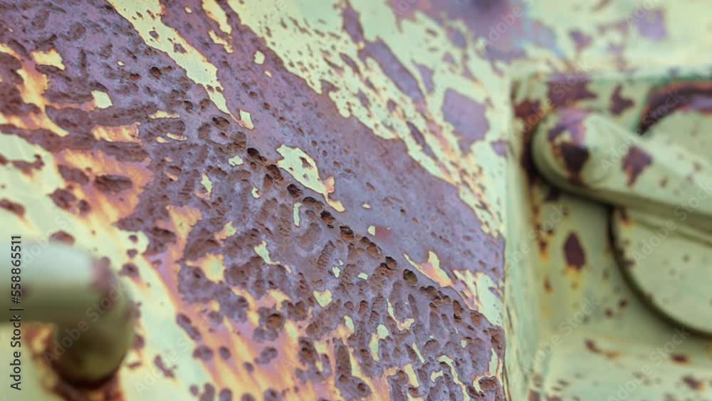 War in Ukraine, a hole in the armor of an infantry fighting vehicle ...