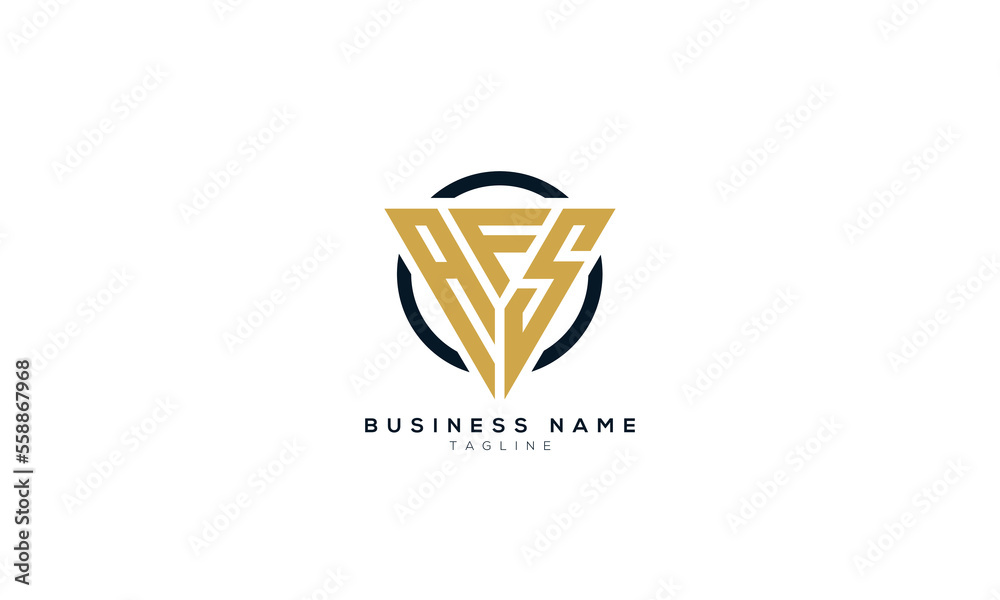 AFS, SFA, SAF, FAS, Abstract initial monogram letter alphabet logo ...