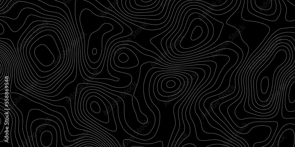 Topographic map background geographic line map with elevation ...