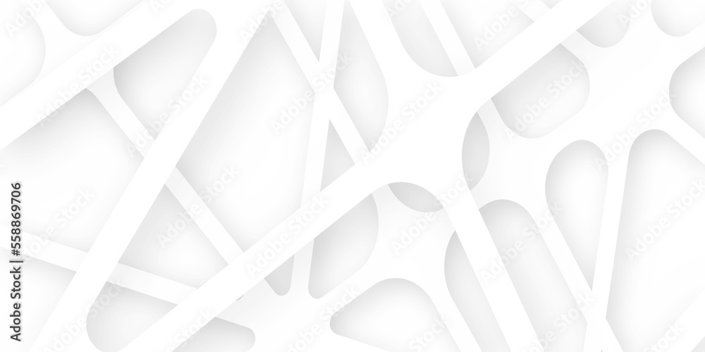 Abstract of white architectural structure pattern, Concept of future ...