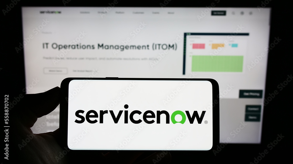 Stuttgart, Germany - 12-31-2022: Person holding smartphone with logo of ...