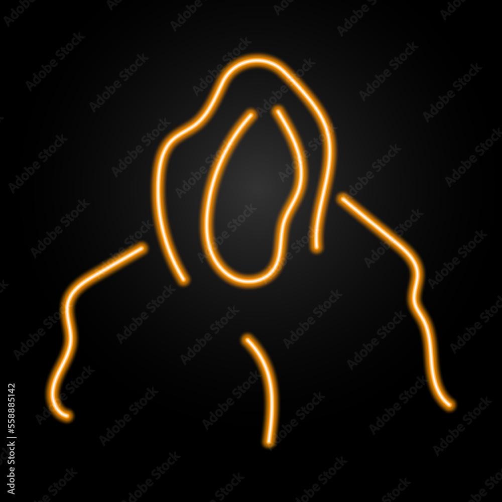 monk neon sign, modern glowing banner design, colorful modern design ...