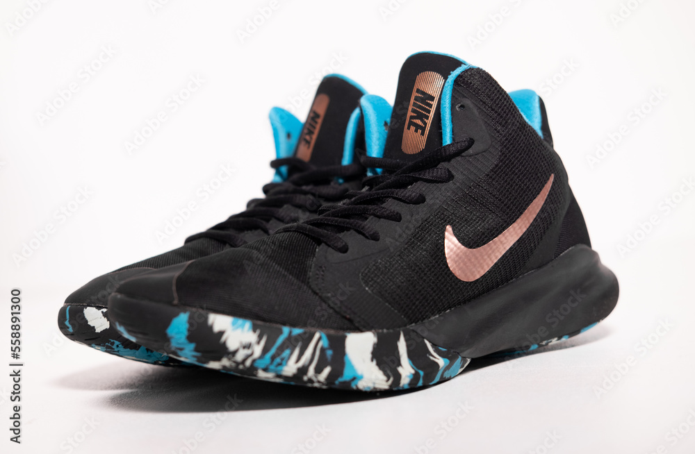 Kent, uk, 01.01.2023 Nike Precision 3 iii Men's Basketball Trainers for ...