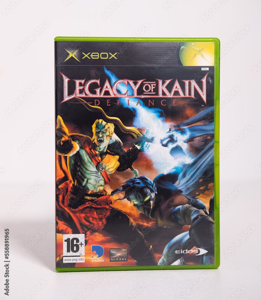 Kent, england, 01.01.2023 An original Legacy of cain defiance XBOX ...