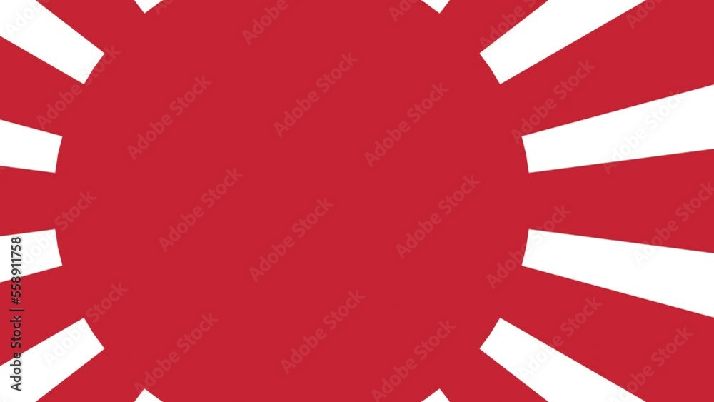Imperial Japanese Navy Flag, Rising Sun Flag, Empire of Japan Flag with ...