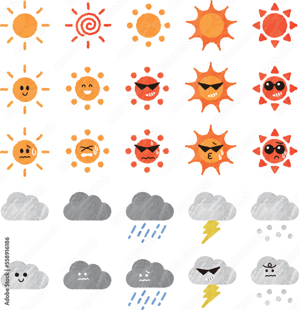 Vetor de Weather icon. An illustration representing the sun. Vector ...