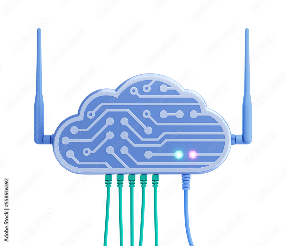 Personal Digital Cloud for a Smart House. A home Wi-Fi router designed ...