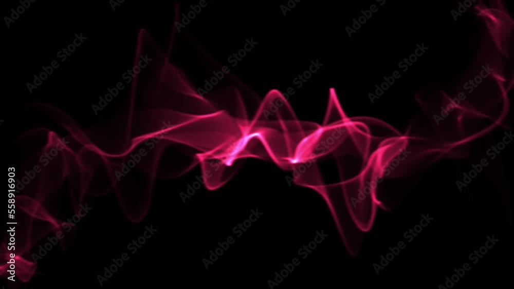 Viva magenta of strand smoke effect animation background. 2D graphic ...