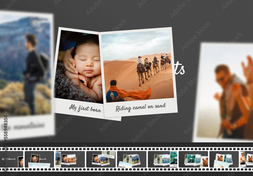 12 Animated Instant Photos Video and GIF Creator Stock Template | Adobe ...