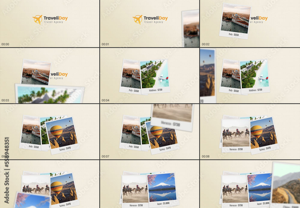 6 Animated Instant Photos Video and GIF Creator Stock Template | Adobe ...