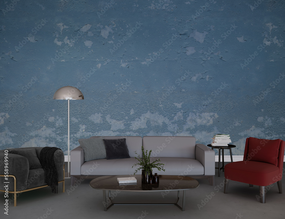 Blank Wall Mockup, Empty Wall Mockup, Modern Interior Wall Mockup ...