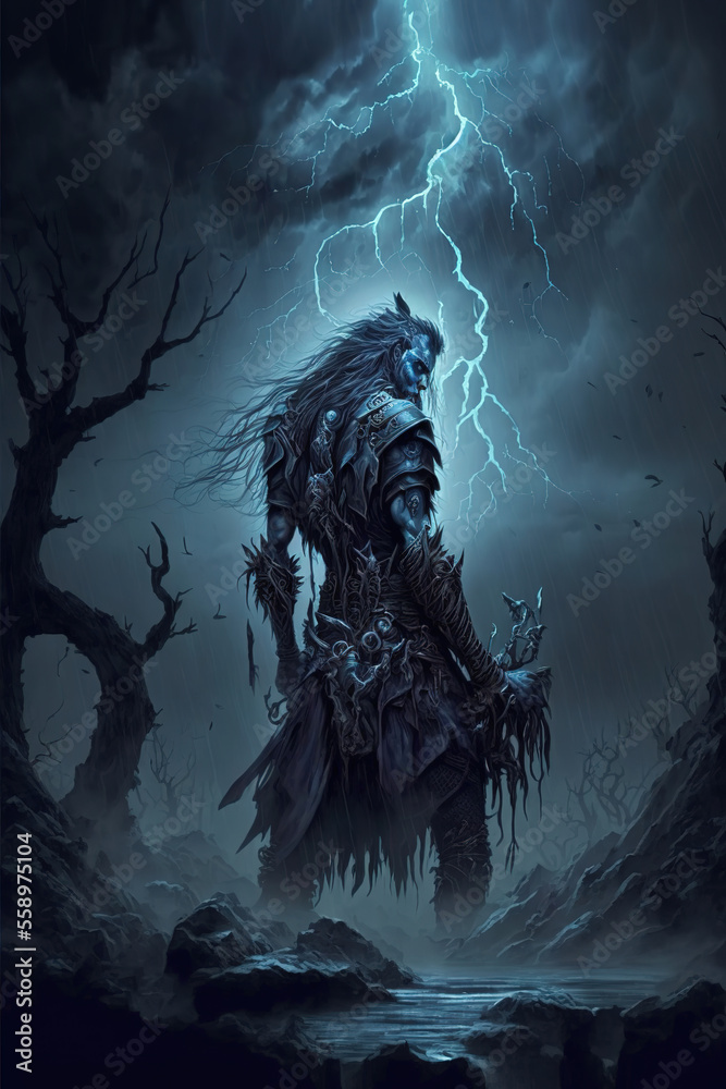 dark fantasy warrior, magic, sci-fi, dark fantasy, character, art ...