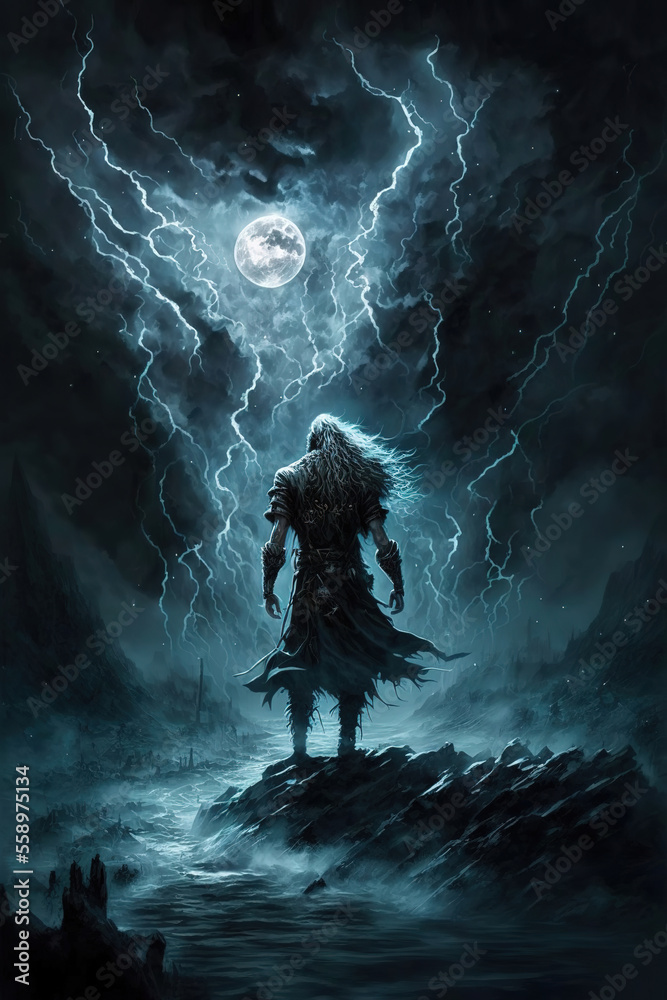 dark fantasy warrior, magic, sci-fi, dark fantasy, character, art ...