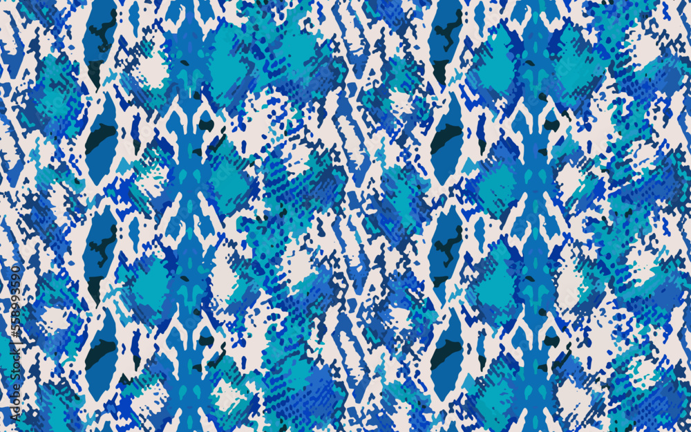 Full Seamless Snake Animal Skin Pattern Vector. Snake leather design ...