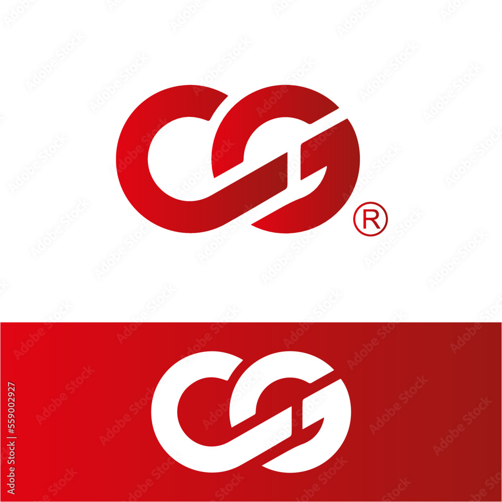 CG ,GC,C , G Letters Logo Monogram, CG letter alphabet abstract logo ...