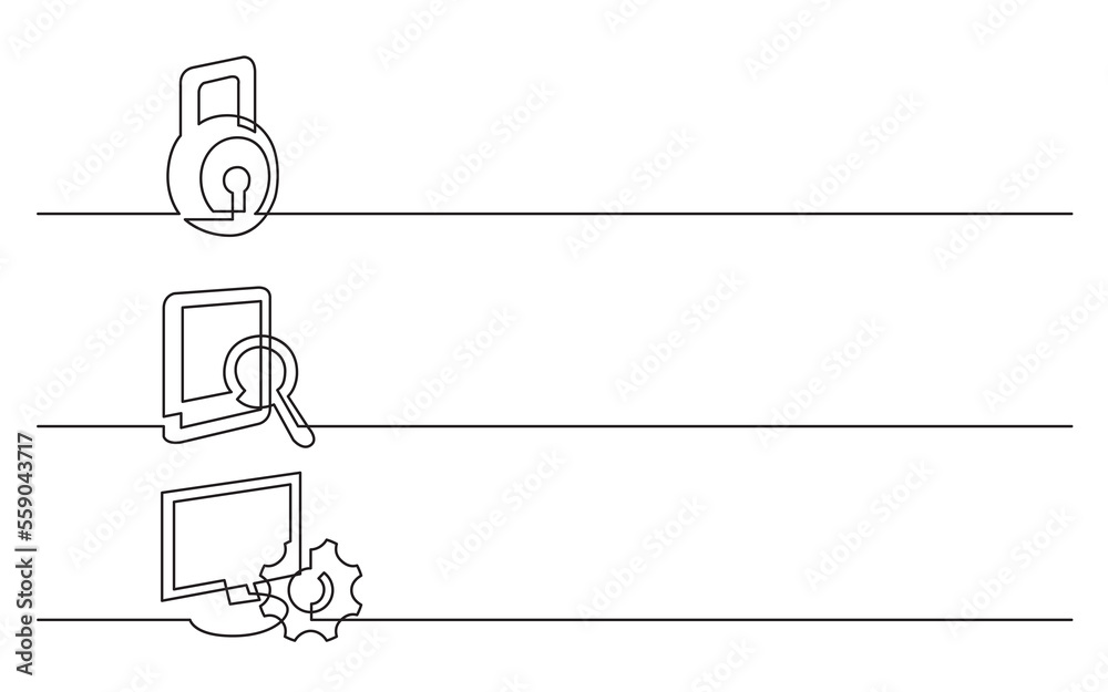 PNG image with transparent background of continuous line drawing of ...