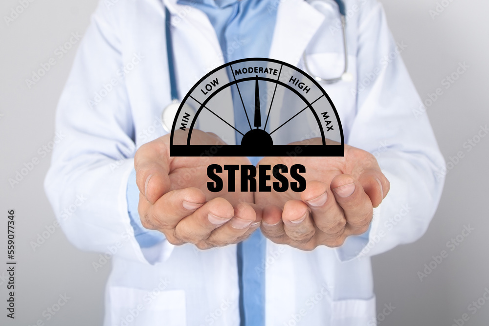 Pain scale. Painful rating meter, pain level indicator Stock Photo ...