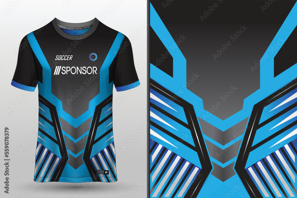 Sports jersey design for sublimation Stock Vector | Adobe Stock