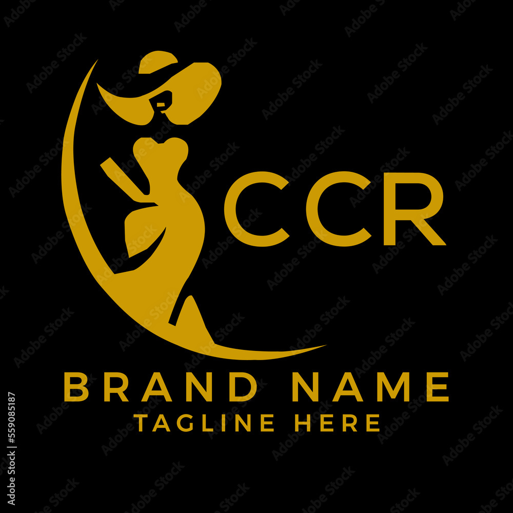 CCR fashion logo. CCR Beauty fashion house. modeling dress jewelry. CCR ...