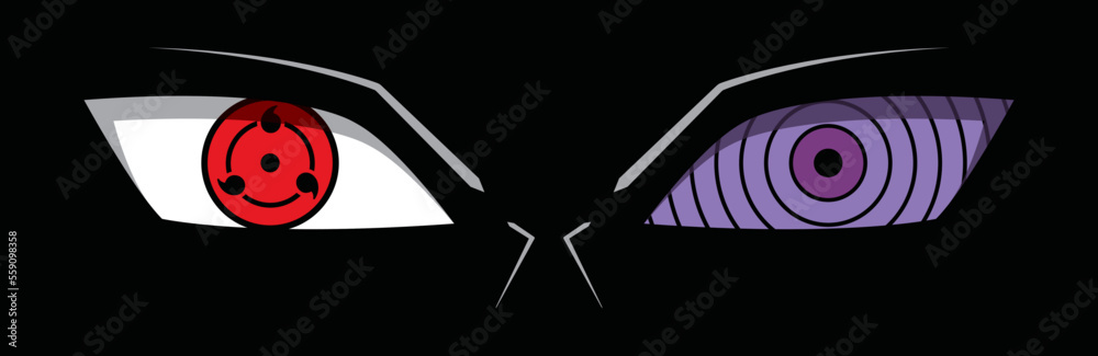 Rinnegan And Sharingan Eye