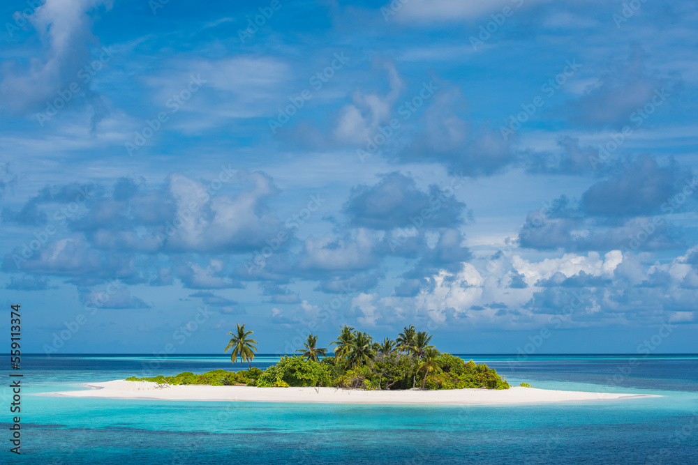 Island in Ari Atoll, Maldives Stock Photo | Adobe Stock