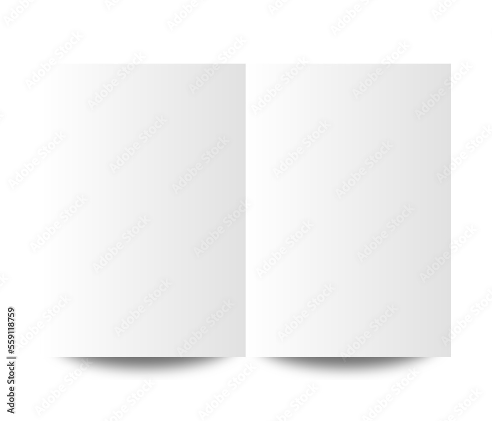 Blank Business paper png illustration used for business and marketing ...