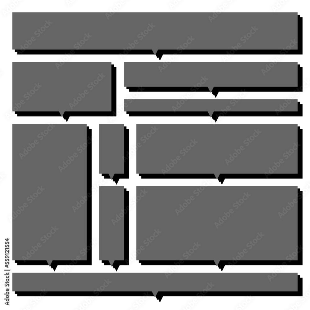 Vector Collection Set of Dialog Box Designs Stock Vector | Adobe Stock