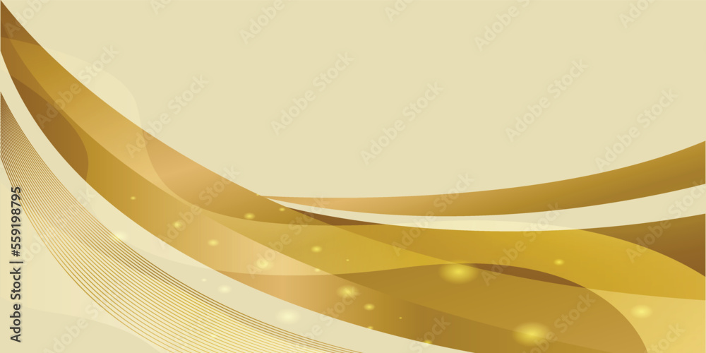Luxury gold graphic template background illustration Stock Vector ...