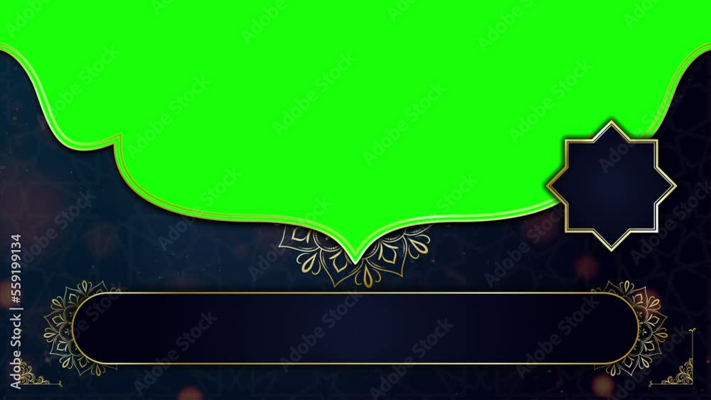 animated islamic background For Quranic recitations , islamic template ...