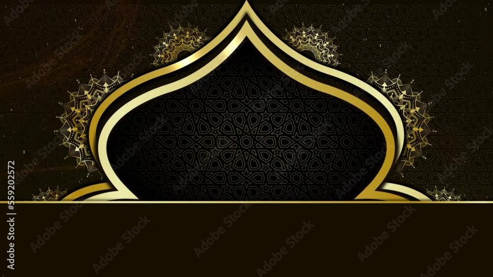 animated islamic background For Quranic recitations , islamic template ...