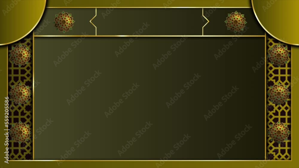 animated islamic background For Quranic recitations , islamic template ...