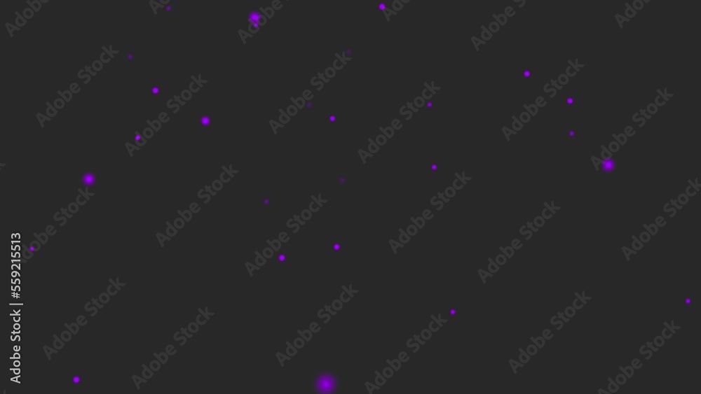 Vidéo Stock Motion design purple particles move smoothly across the ...