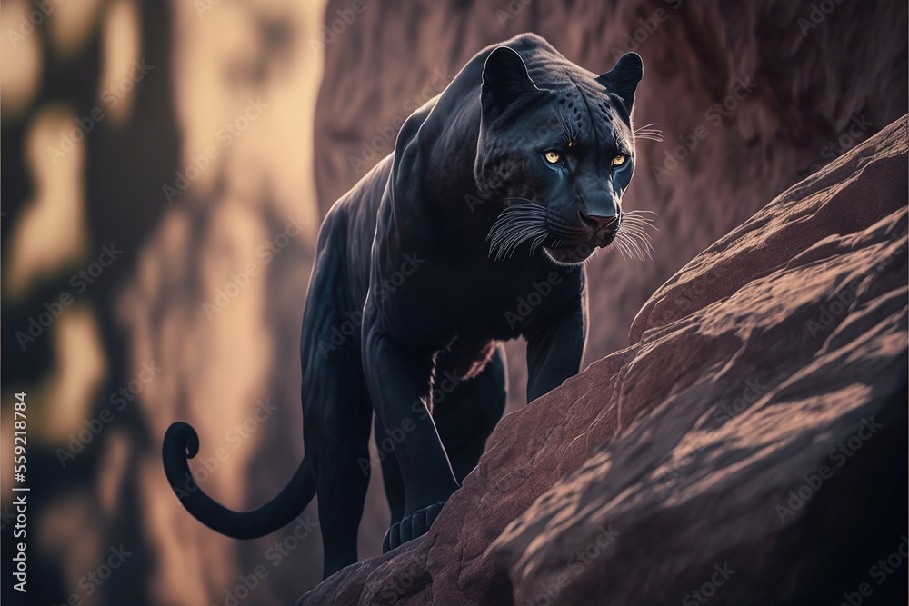 Black Panther Walking