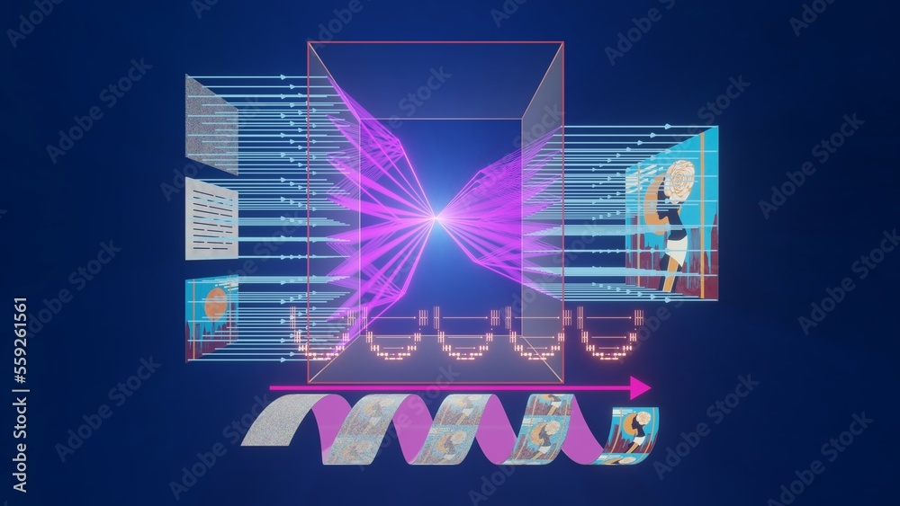Photo & Art Print Neural network based on deep learning text-to-image ...