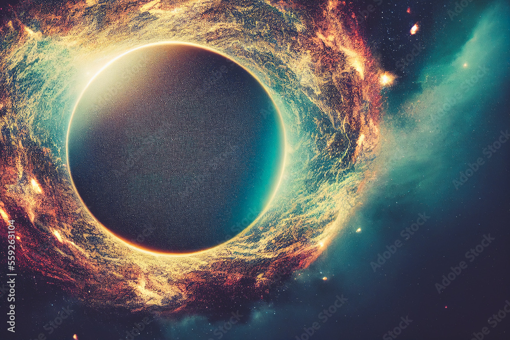 Splendid scenic outer space vibrant color starry galaxy universe in ...