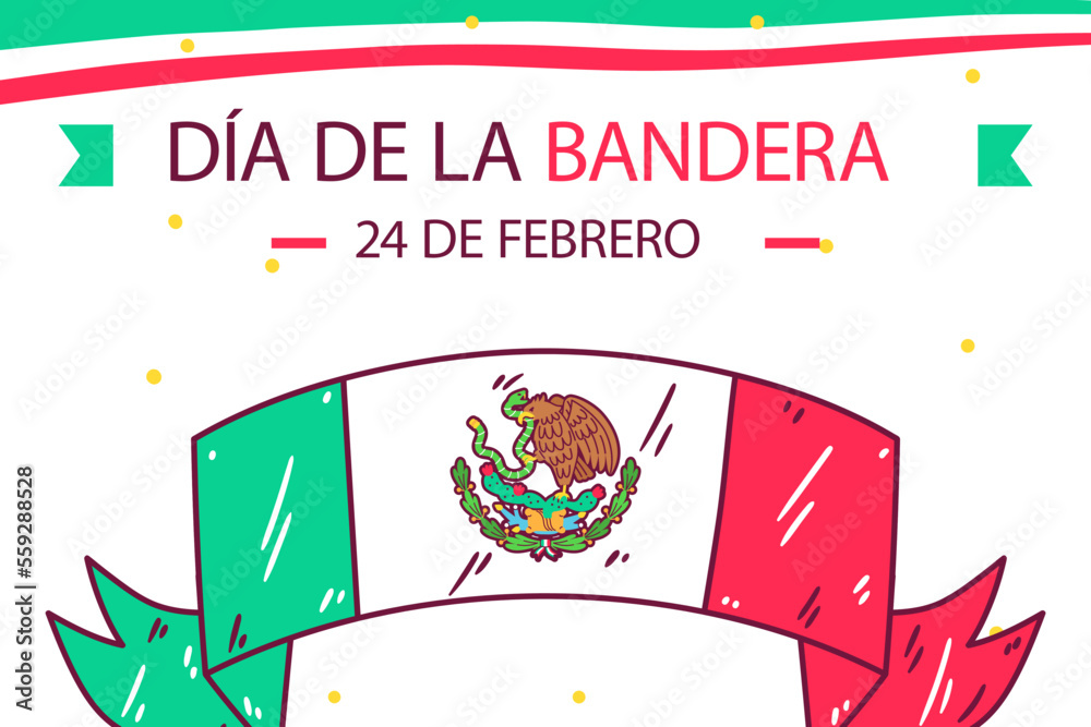 Vetor de Mexico Flag Day Background. February 24. 24 de Febrero, Dia de ... Vetor de Mexico Flag Day Background. February 24. 24 de Febrero, Dia de ...