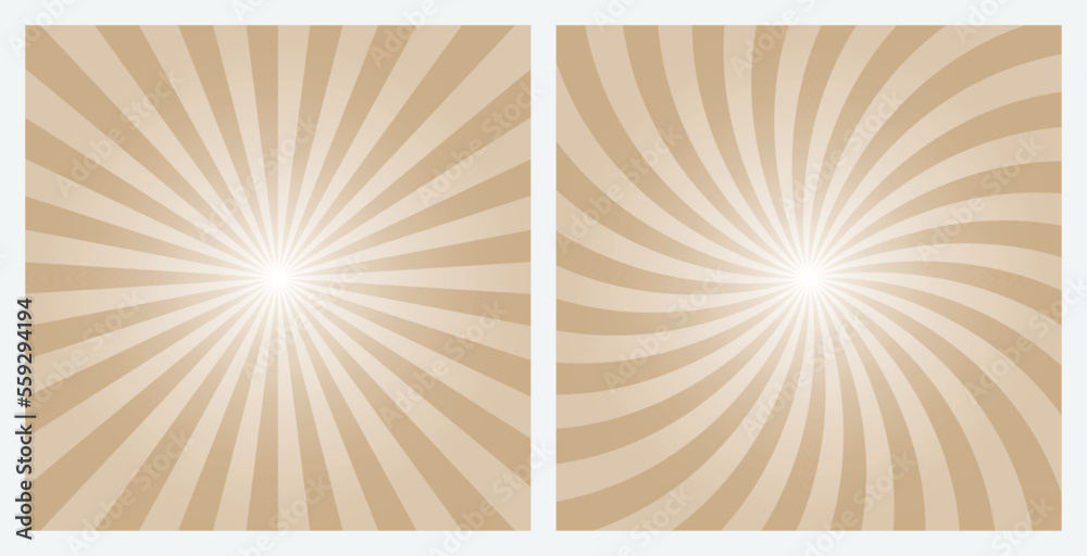 Light brown sunburst pattern background. Medium Sea Green rays ...
