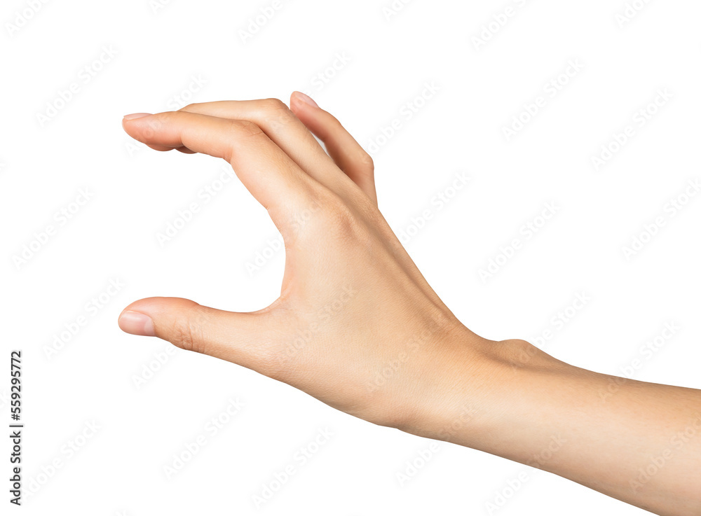 Hand pointing at screen on background. PNG format file. Stock Photo ...