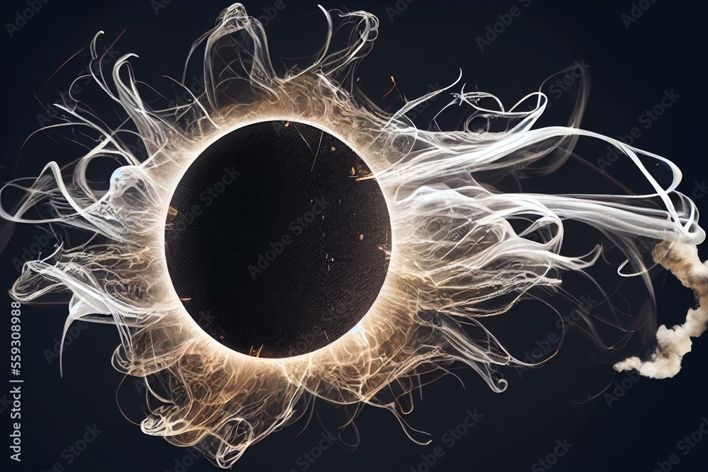 Comic smoke or dust clouds of speed motion, explosion or steam puff ...