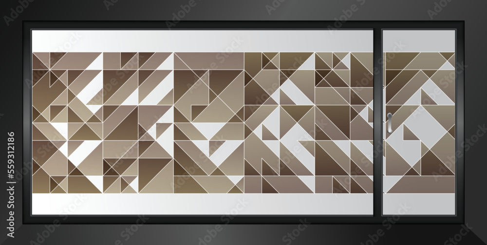 Abstract design for glass graphics. Glass graphics design for Office ...