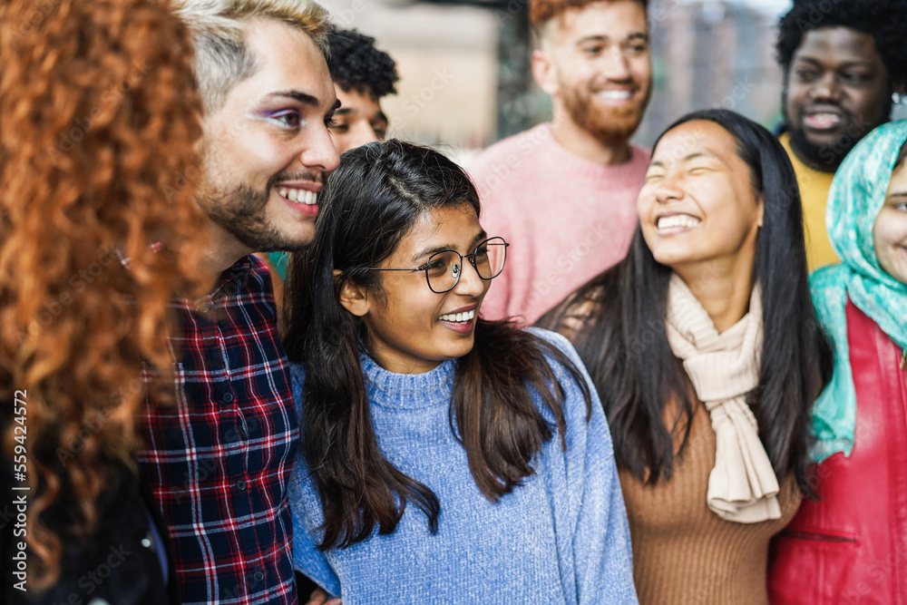 Laughing Indian Woman Face