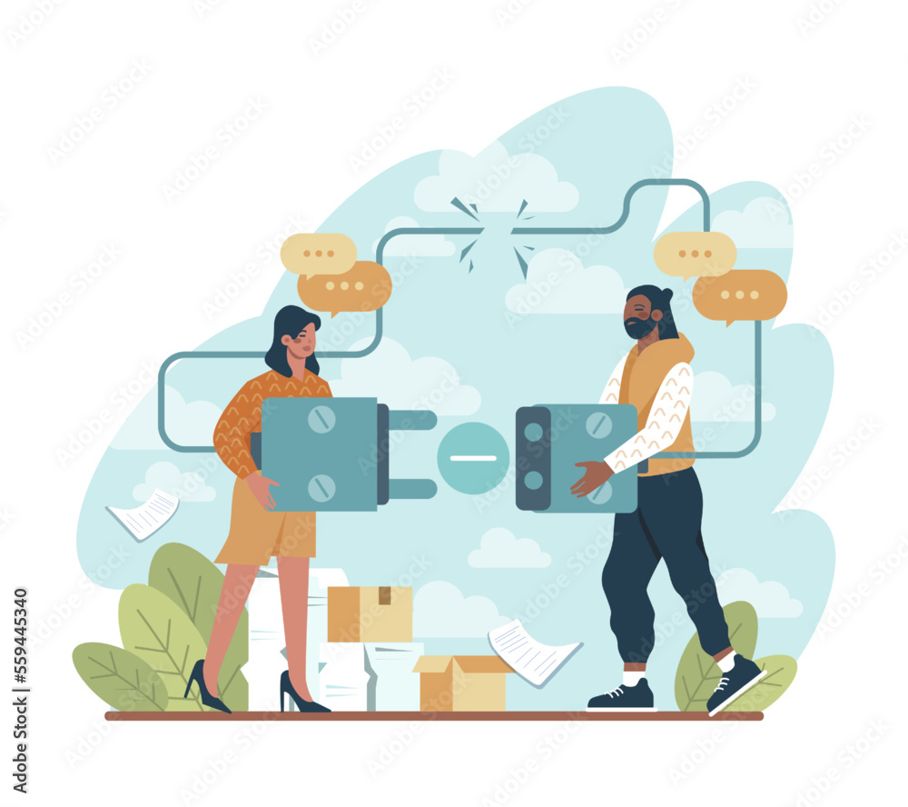 To turn off concept. Character presses the switch button or pull a ...