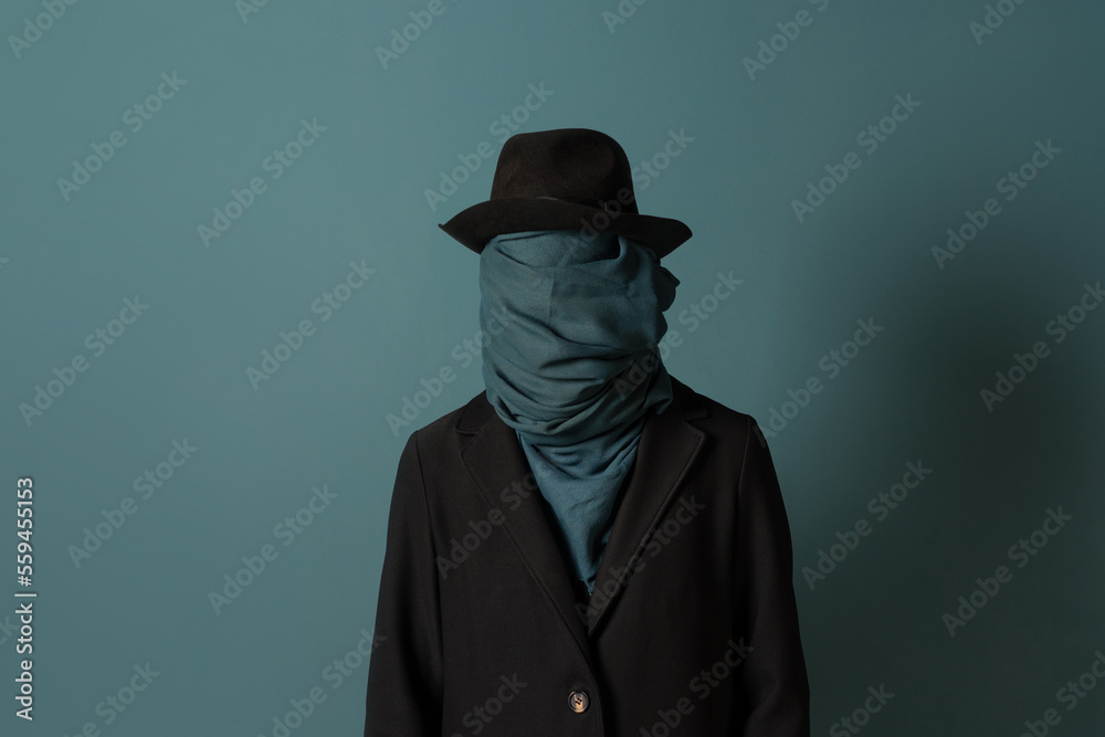 Nobody, the concept of the identity crisis. An impersonal person. The ...