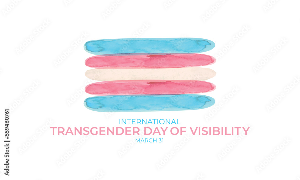 International Transgender Day of Visibility vector, World sexual health ...