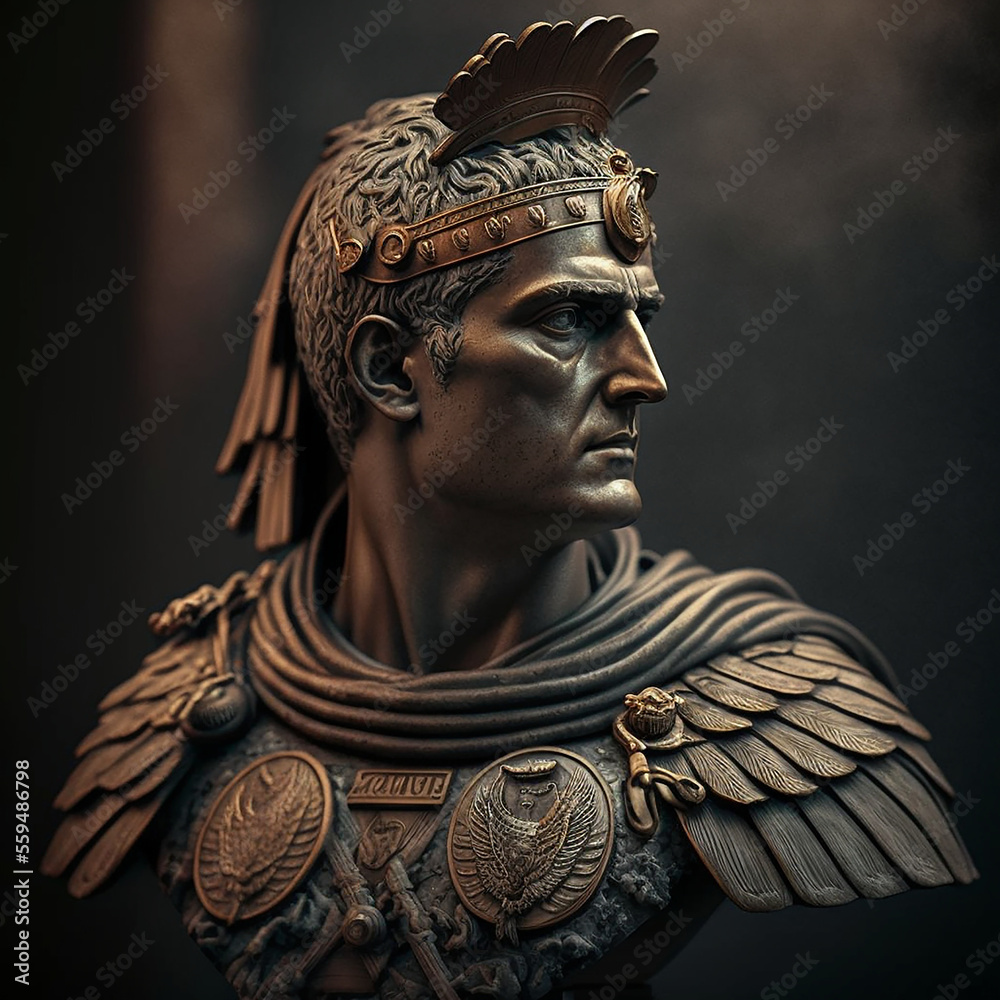 Aulus roman emperor. Created with Generative AI technology. Stock ...